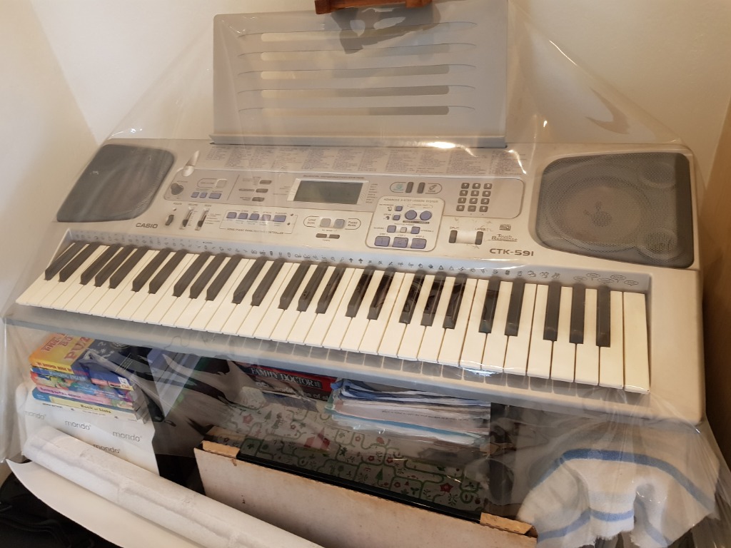 Casio Keyboard CTK-591, Hobbies & Toys, Music & Media, Musical ...