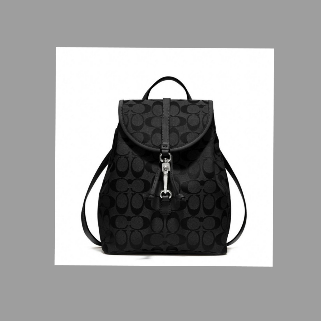 Coach Classic Small Backpack in black, Women's Fashion, Bags & Wallets ...