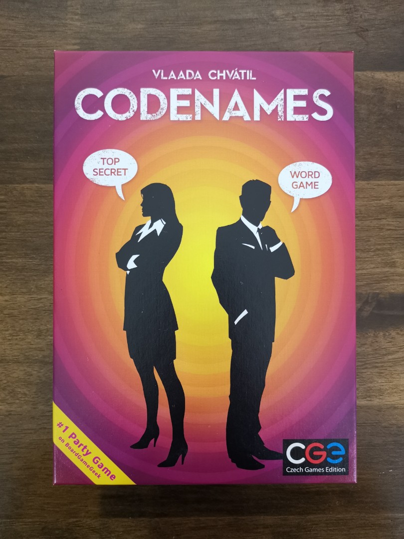 Codenames Board Game, Hobbies & Toys, Toys & Games on Carousell