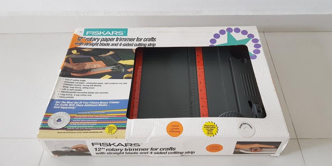 [Fiskars] 12 rotary paper trimmer for crafts, Hobbies & Toys ...
