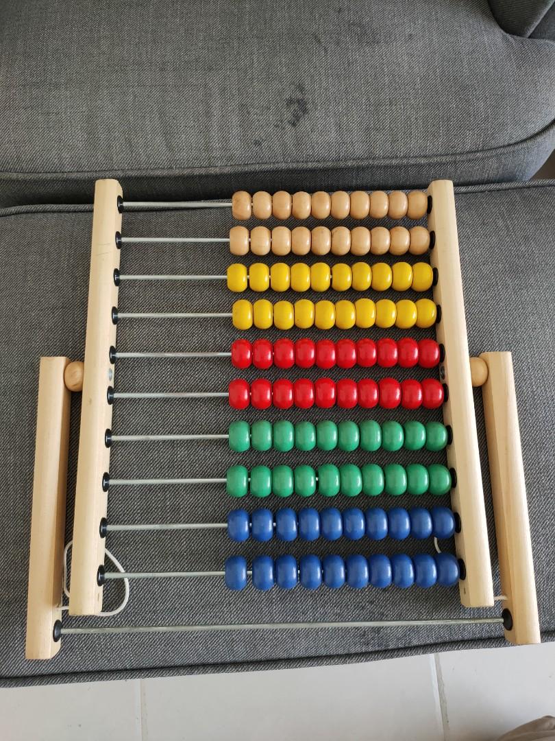 Ikea MULA abacus, Babies & Kids, Baby Nursery & Kids Furniture, Kids' Tables & Chairs on Carousell