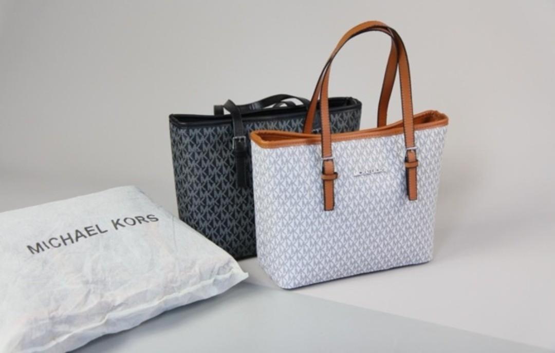Mk jet set all day use shoulder tote bag, Women's Fashion, Bags ...