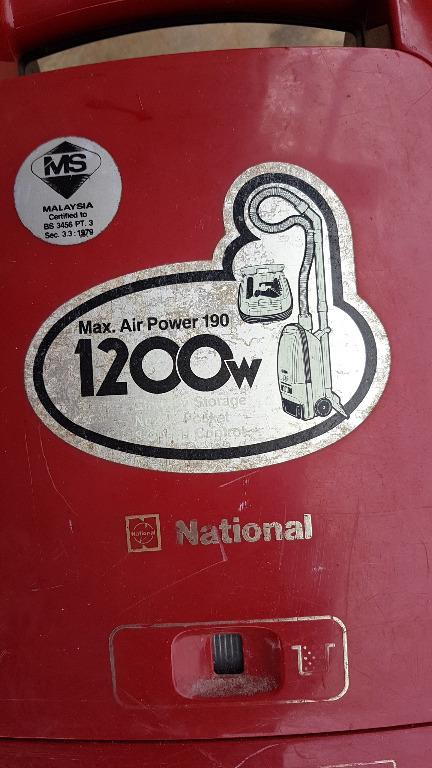 National Vacuum Cleaner 1200w, TV & Home Appliances, Vacuum Cleaner ...