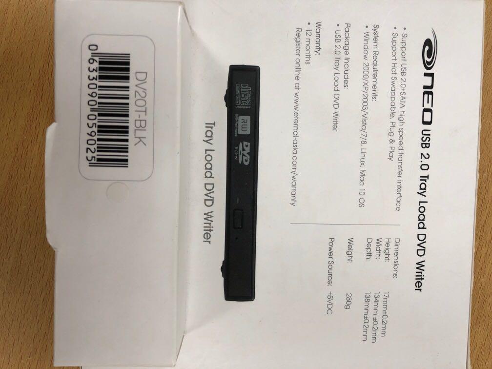 NEO DVD Writer - smallest & lightest USB 2.0, Electronics, Computer ...