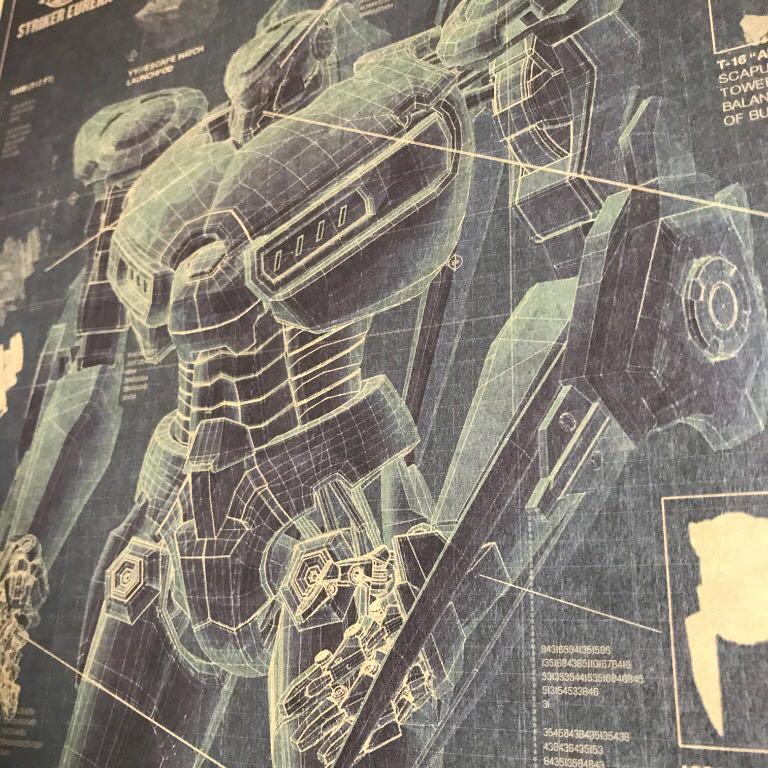 Premium Vintage Kraft Paper Poster: Superhero#15- Pacific Rim (Option ...