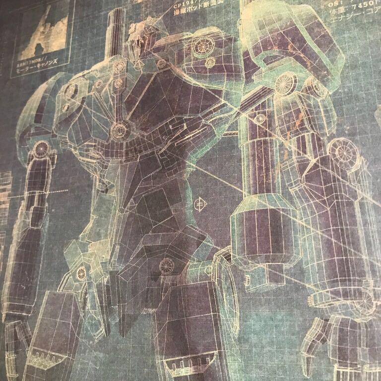 Premium Vintage Kraft Paper Poster: Superhero#18- Pacific Rim (Option ...