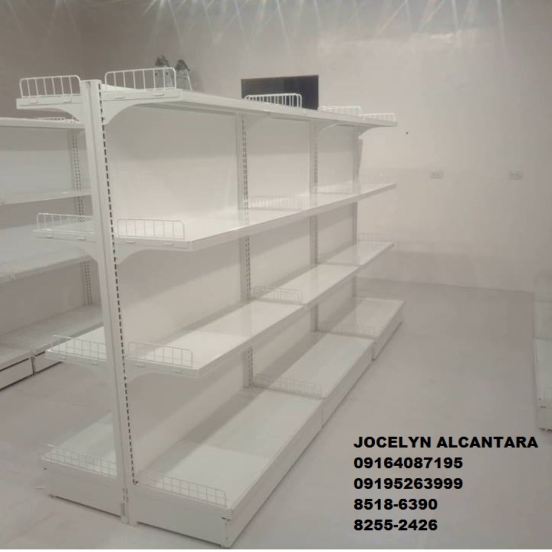 steel gondola shelves racks, Furniture & Home Living, Home Improvement ...