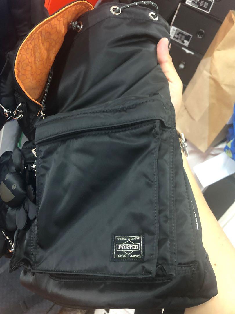 Takashi Murakami (村上隆) x Porter Backpack Black Color, 男裝, 男裝袋 ＆ 銀包 ...