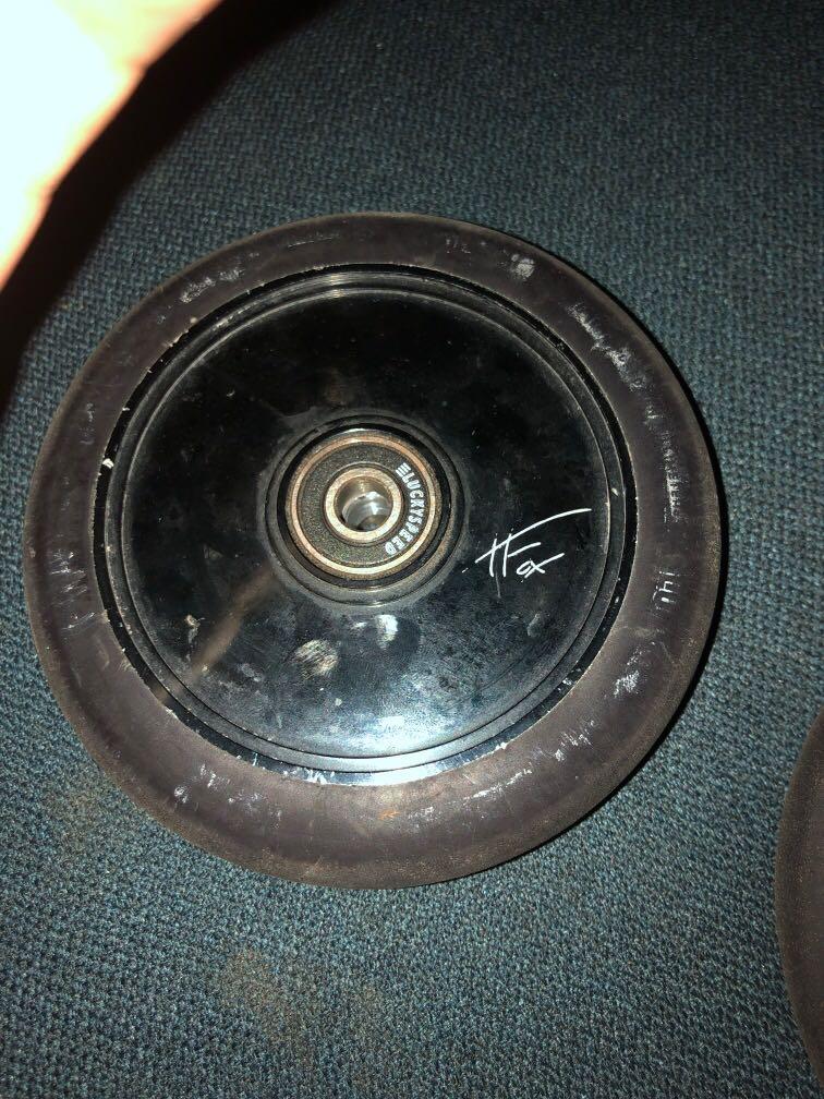 Tanner fox hollow core signature wheels, Sports Equipment, Bicycles ...