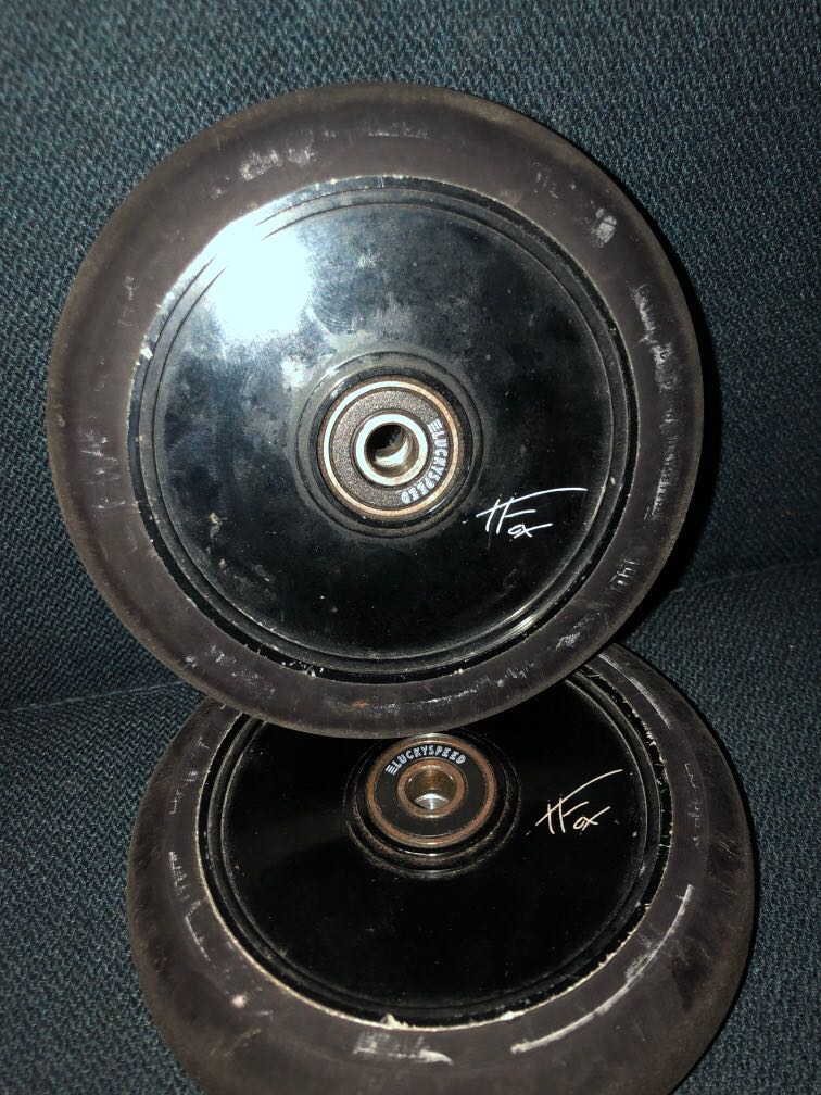 Tanner fox hollow core signature wheels, Sports Equipment, Bicycles ...