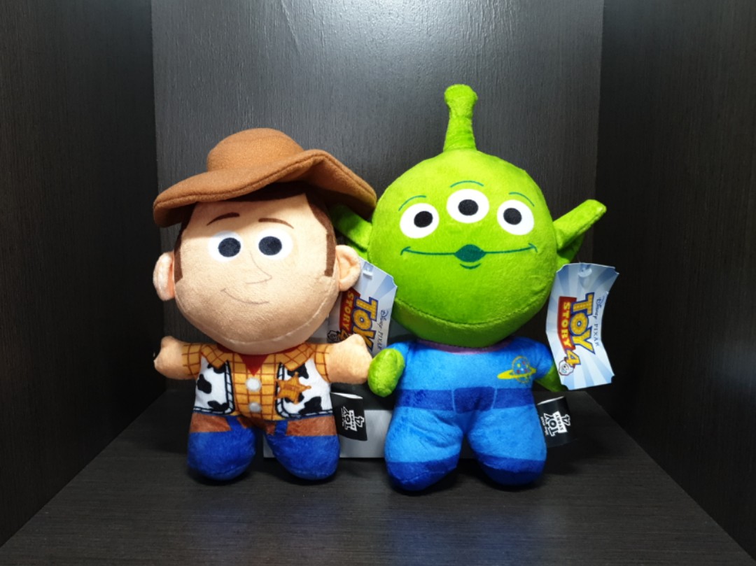 Toy Story plush Woody / Alien, Hobbies & Toys, Toys & Games on Carousell