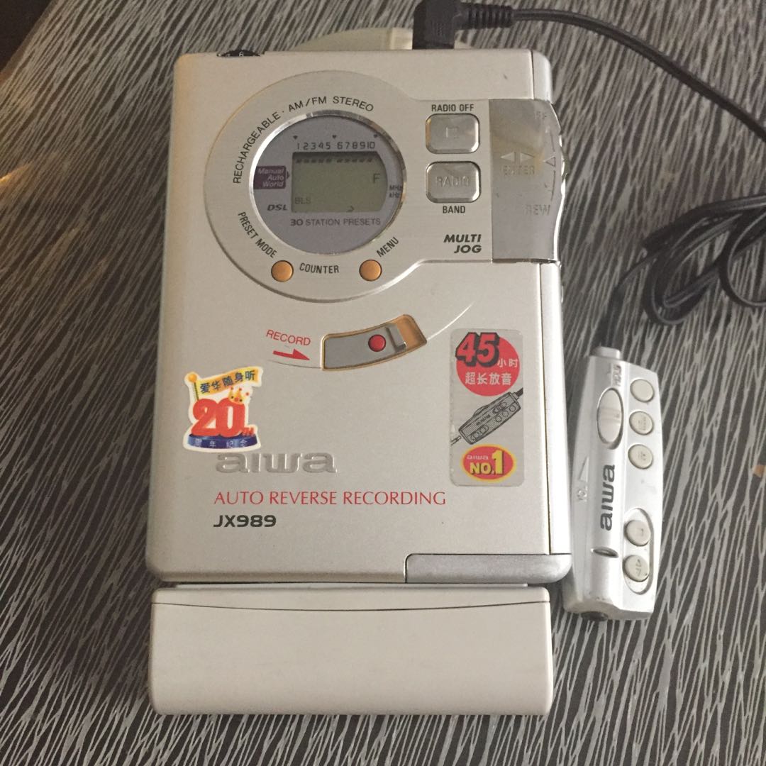 Vintage AIWA HS JX989 Cassette Recorder/player . Millennium Collection, Hobbies & Toys, Music ...