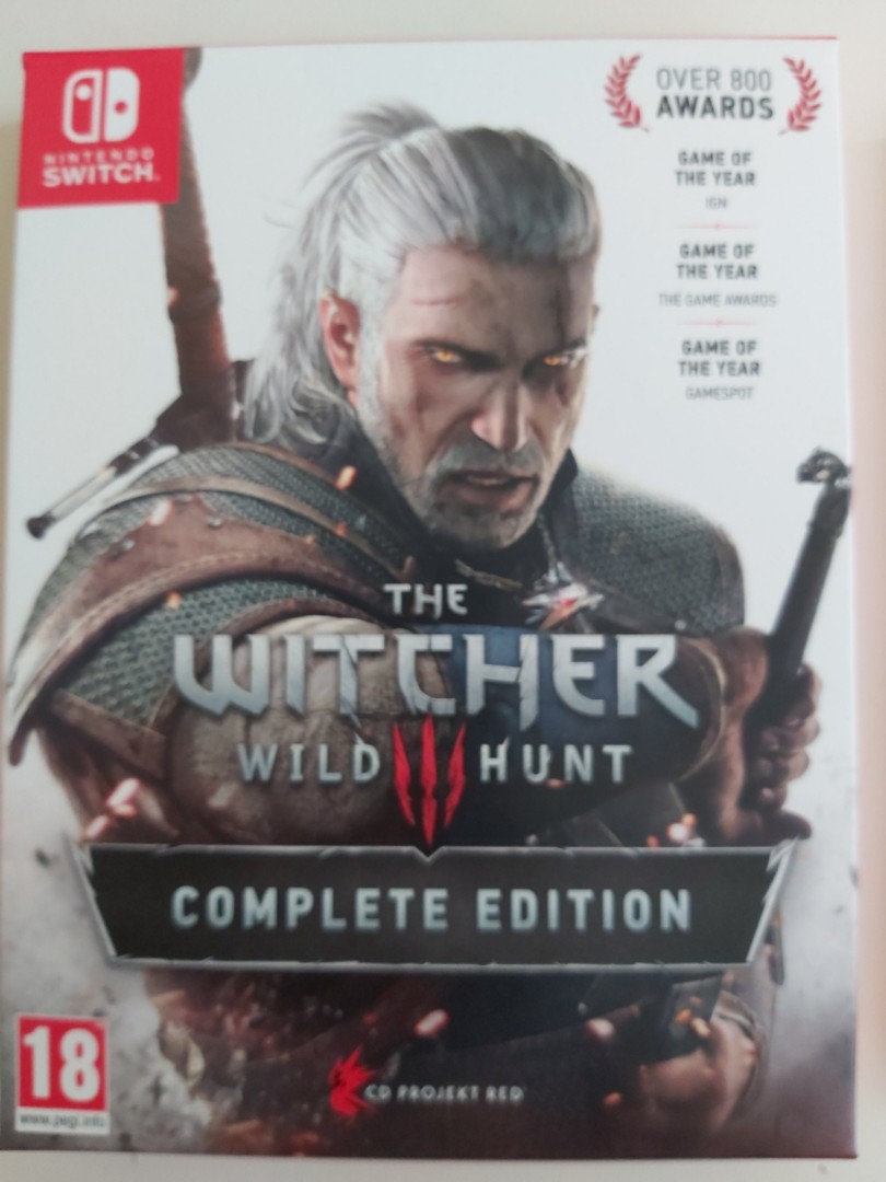 Witcher 3 Complete Edition (Switch), Video Gaming, Video Games ...