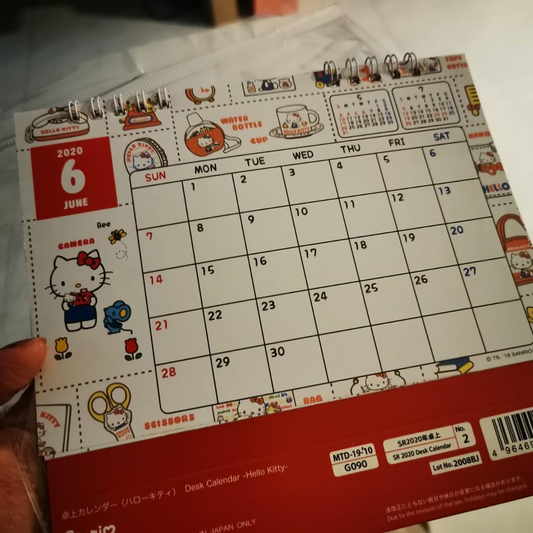 2020 Hello Kitty Calendars for sale, Hobbies & Toys, Stationery & Craft ...