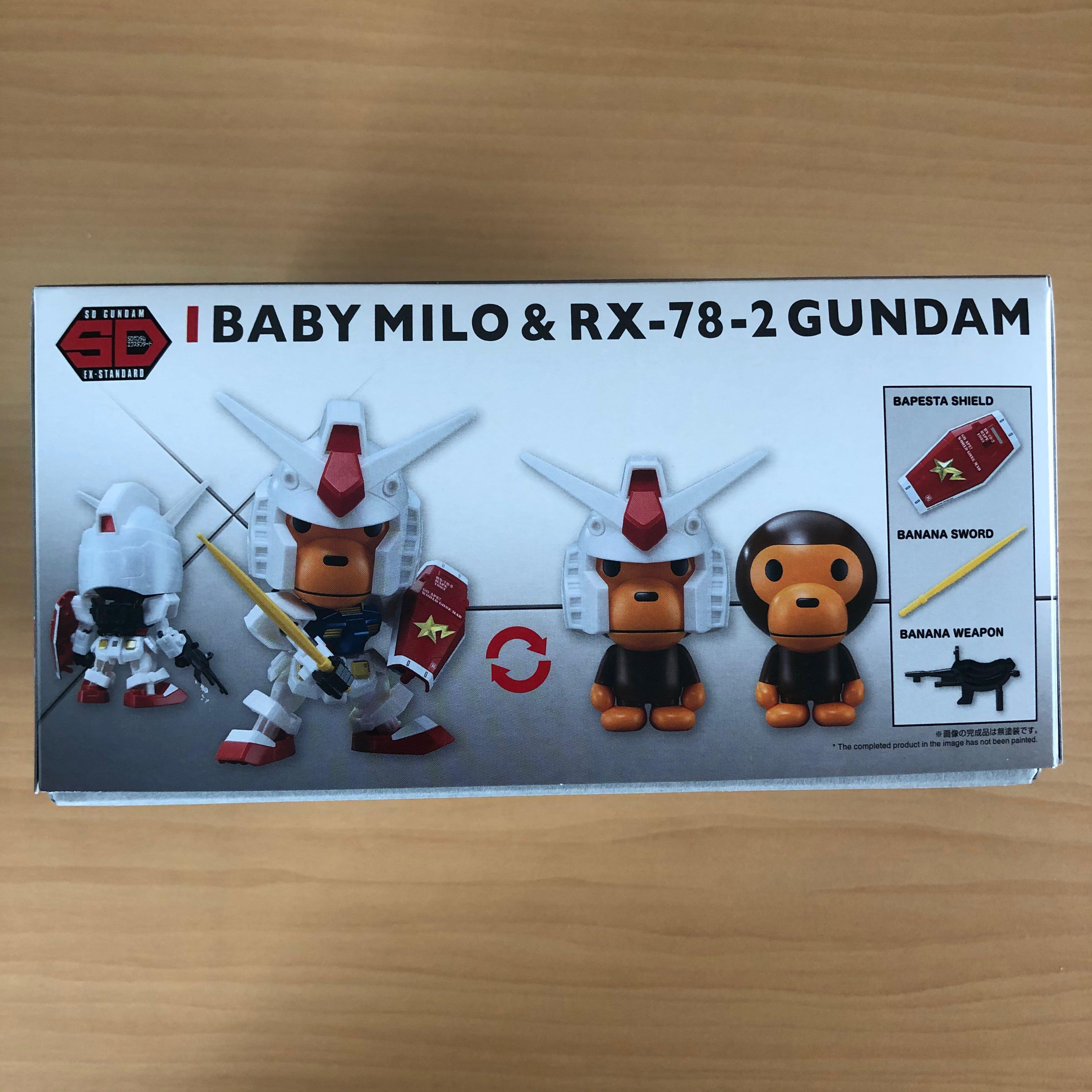 Baby Milo x SD Gundam Gunpla RX-78-2, Hobbies & Toys, Toys & Games on ...