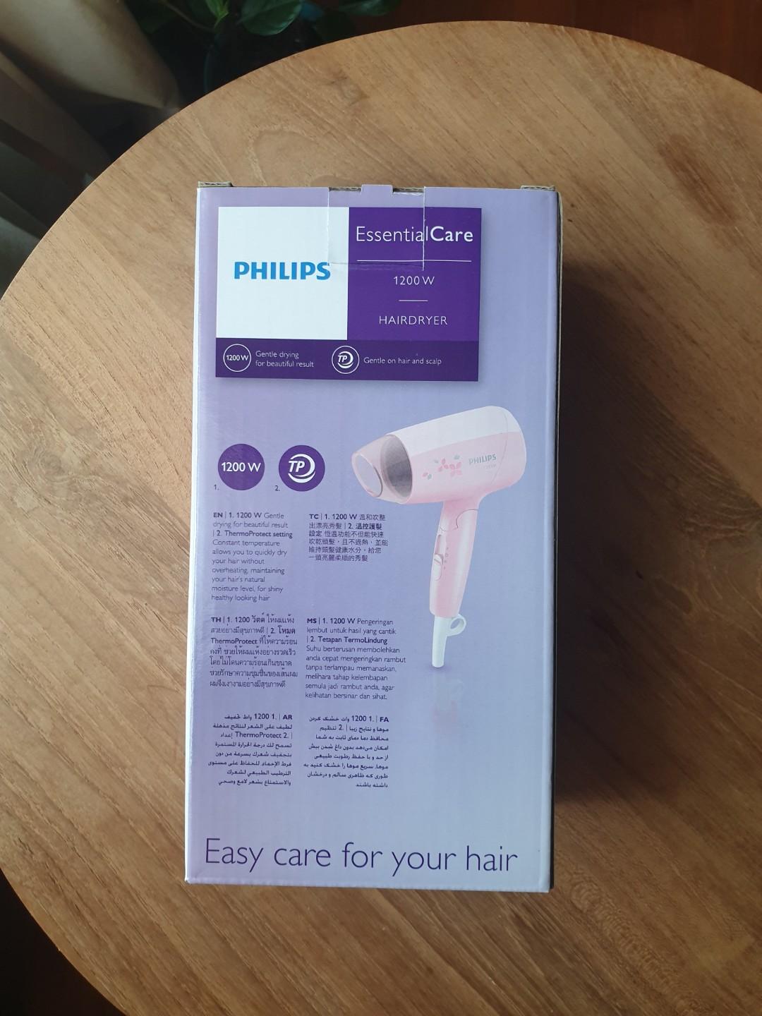 BNIB Philips EssentialCare Hair Dryer BHC010, Beauty & Personal Care ...