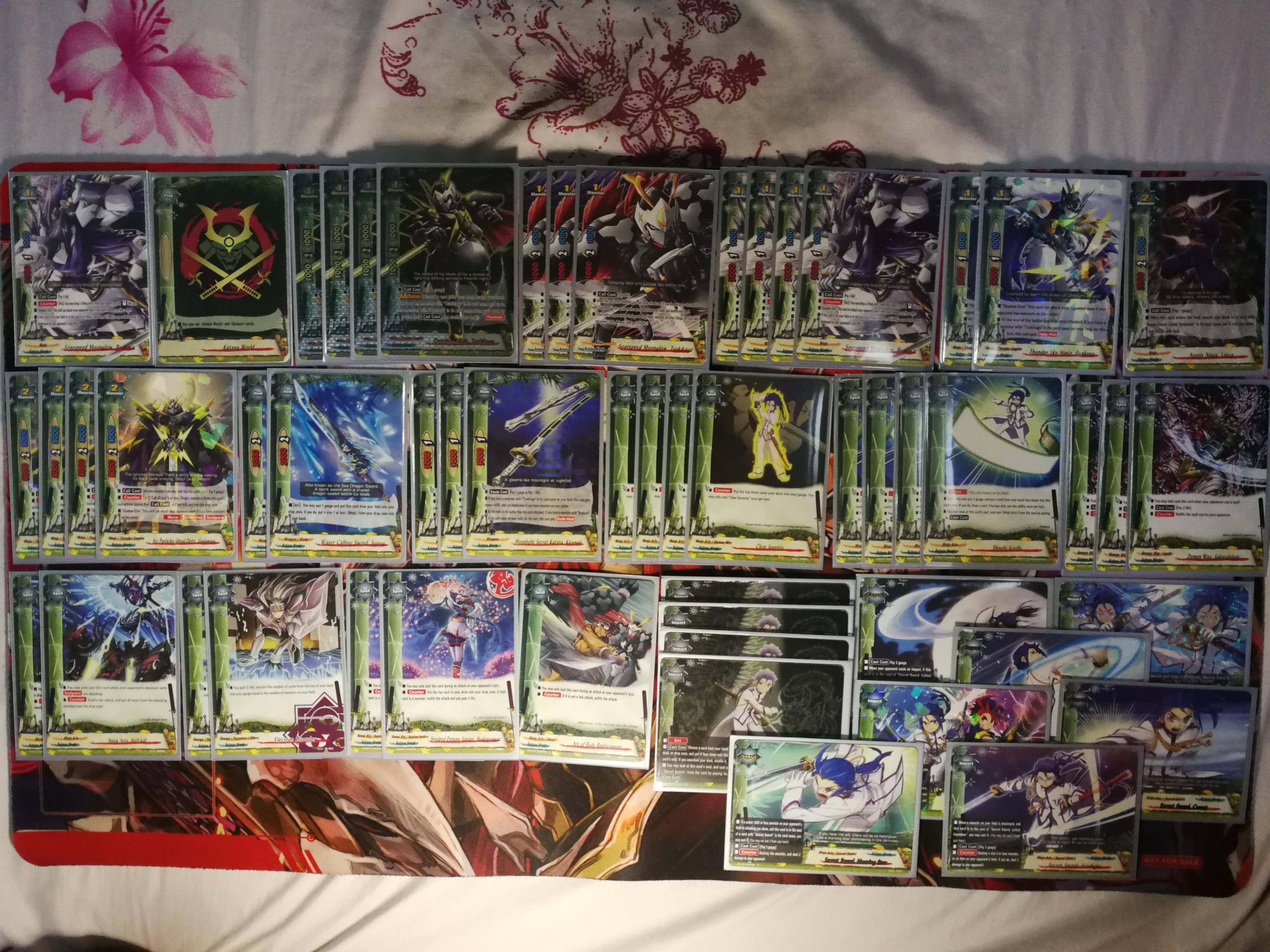 Buddyfight Katana World Ninja/Secret Sword Deck, Hobbies & Toys, Toys ...