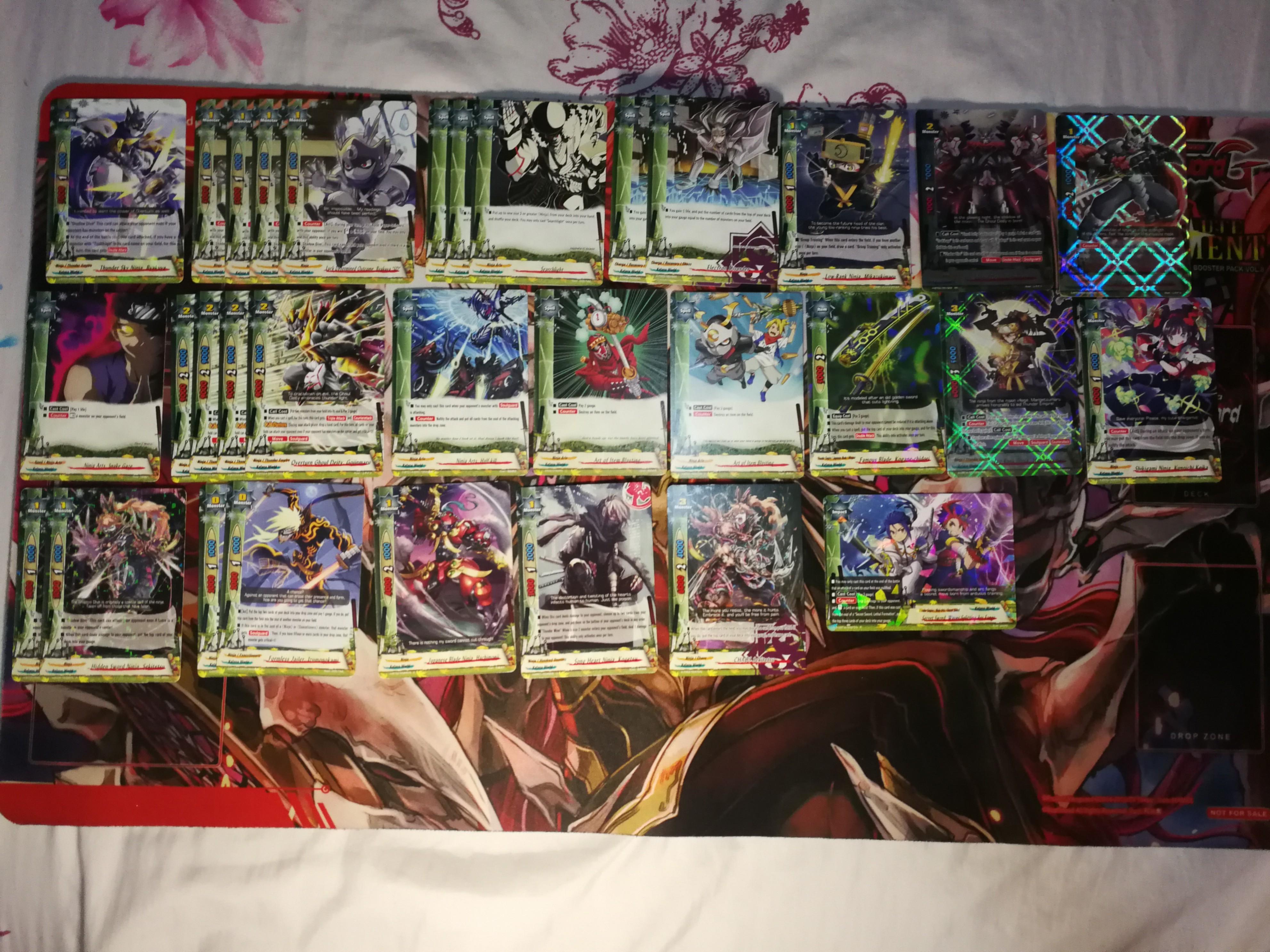 Buddyfight Katana World Ninja/Secret Sword Deck, Hobbies & Toys, Toys ...