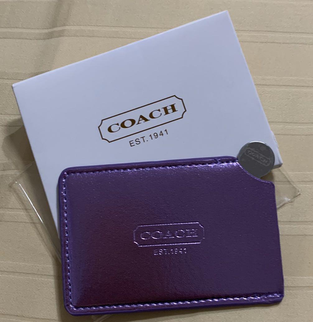 Coach metal compact mirror, Women's Fashion, Bags & Wallets, Purses ...