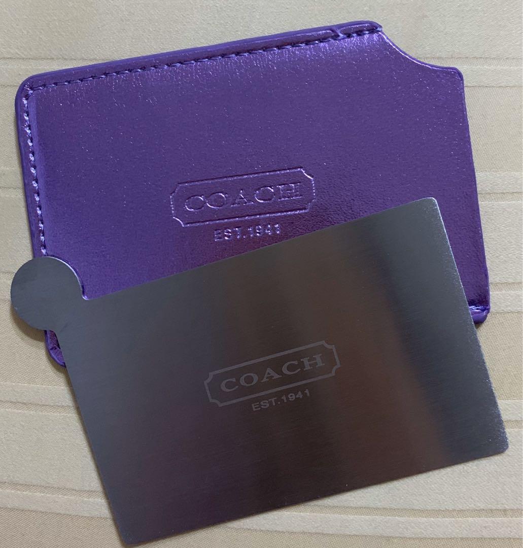 Coach metal compact mirror, Women's Fashion, Bags & Wallets, Purses ...
