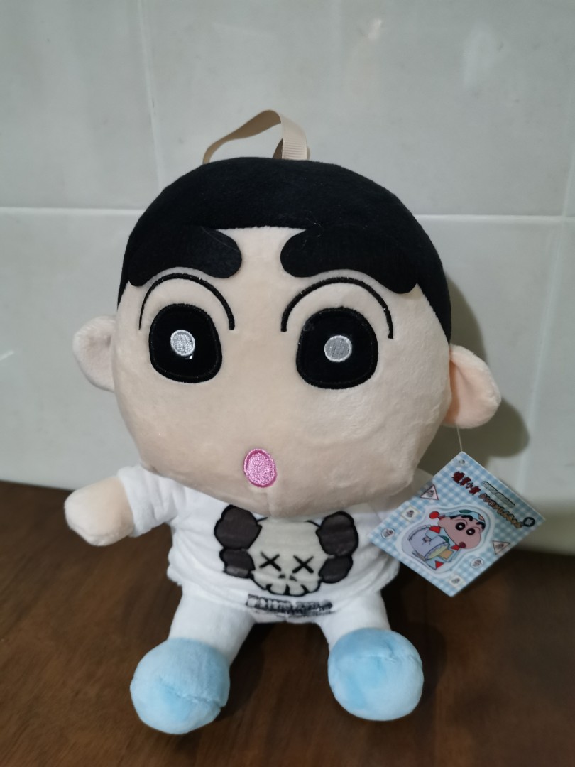Crayon Shinchan Shin Chan Plush Soft Doll Toy Patung With Tag Kaws X ...