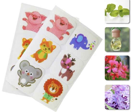 D’ Mosquito Guard 24 sheets of Mosquito stickers mosquito repellant on ...