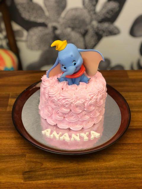 pink dumbo cake