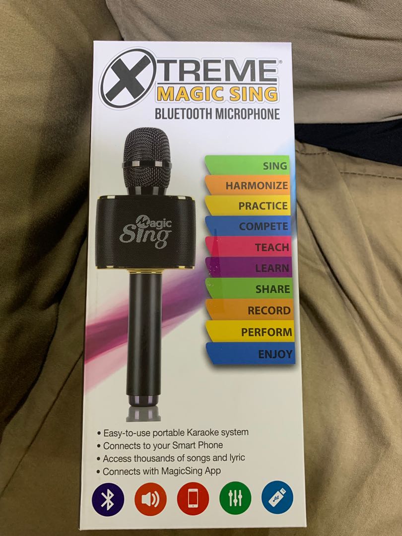 Extreme Magic Sing Bluetooth Microphone, Hobbies & Toys, Music & Media ...