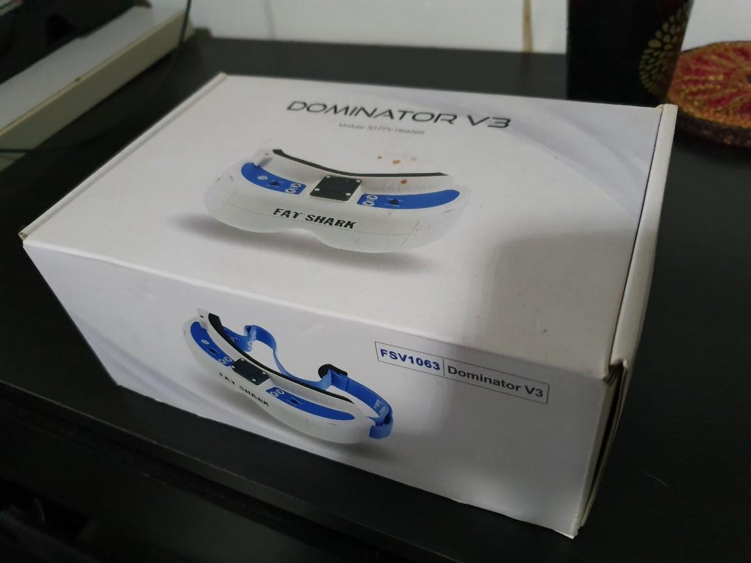 Fatshark Dominator V3 FPV goggles with Tru-D module, Photography ...