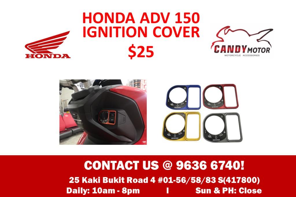 HONDA ADV 150 IGNITION COVER, Motorcycles, Motorcycle Accessories on ...