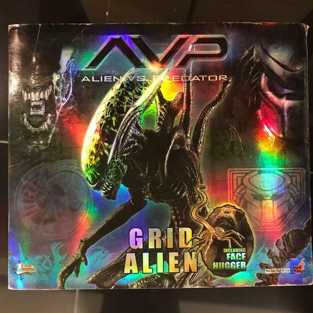 Hot Toys 1/6 MMS28 AVP Alien VS Predator Grid Alien Collectible Figure ...