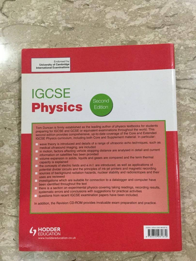 IGCSE Physics Hodder Education Second Edition, Hobbies & Toys, Books ...