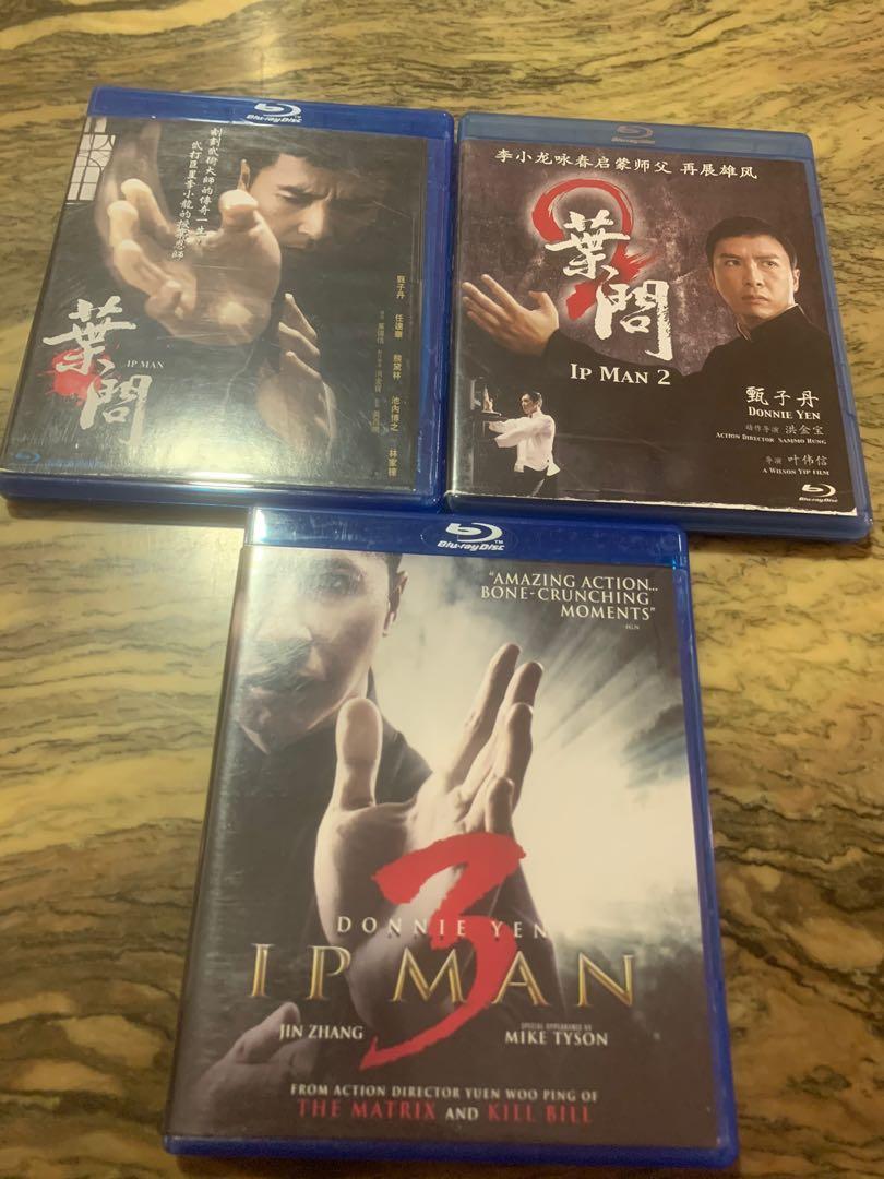 Ip Man 1,2 & 3 Blu Ray (Donnie Yen), Hobbies & Toys, Music & Media, CDs ...