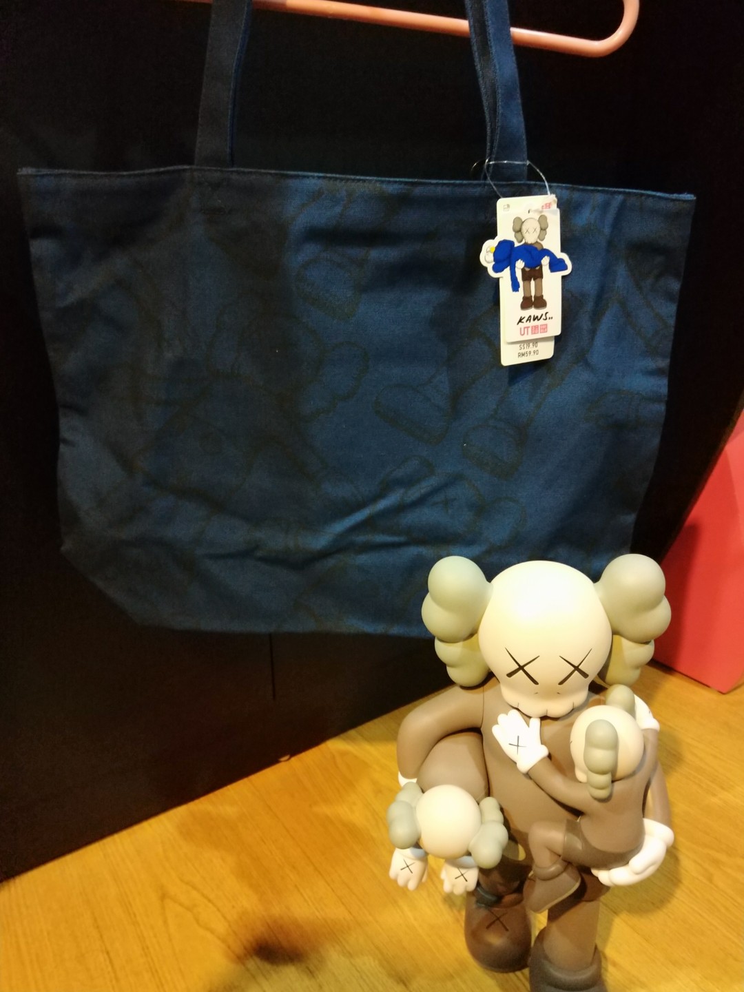 KAWS X UNIQLO, Women's Fashion, Bags & Wallets, Tote Bags on Carousell