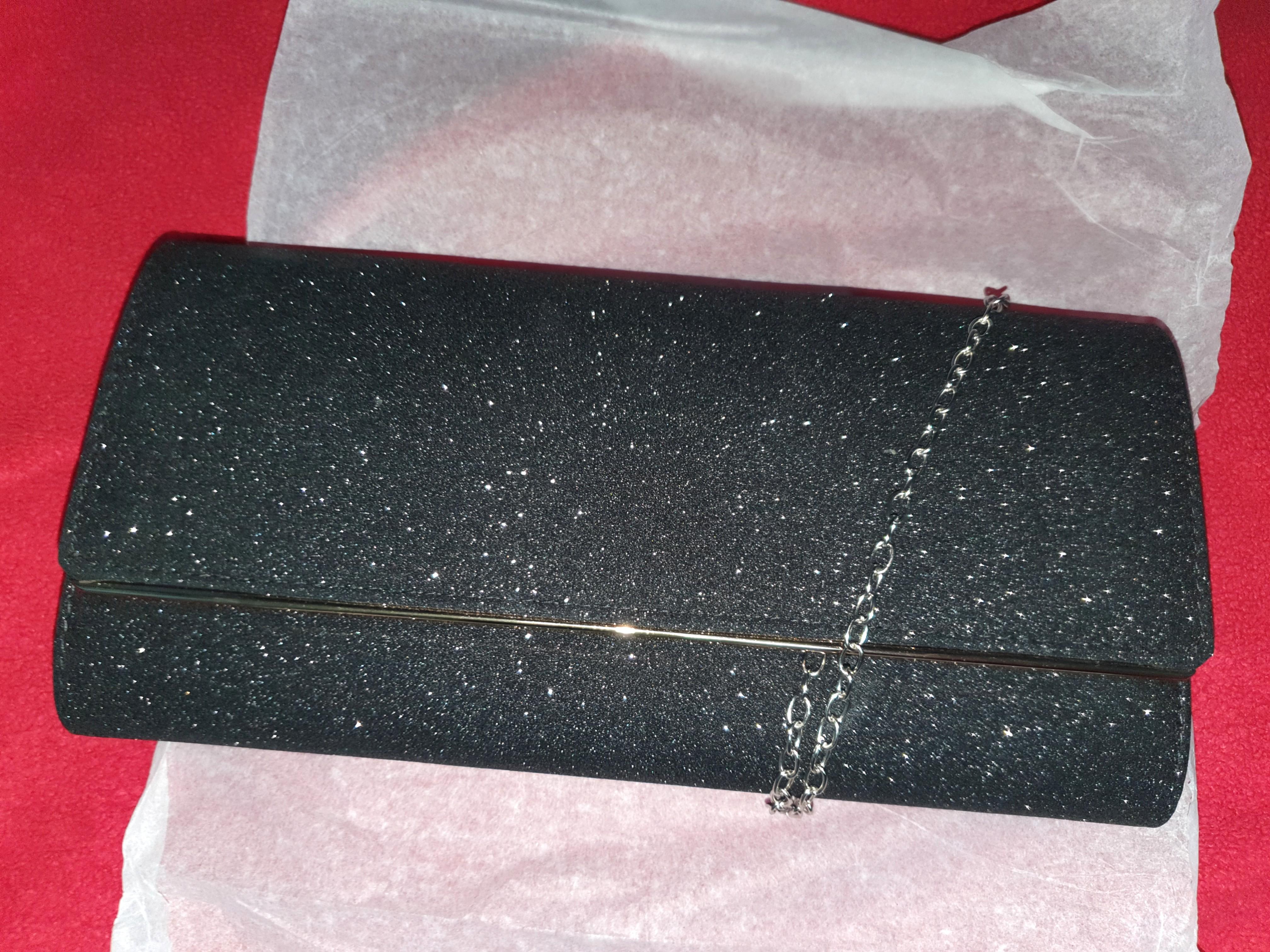 Metal bar dinner clutch, Women's Fashion, Bags & Wallets, Clutches on ...