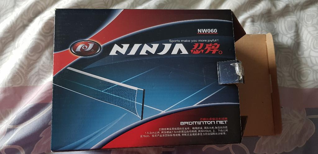 Ninja Badminton Net - still looks new at $10, Sports Equipment, Sports ...