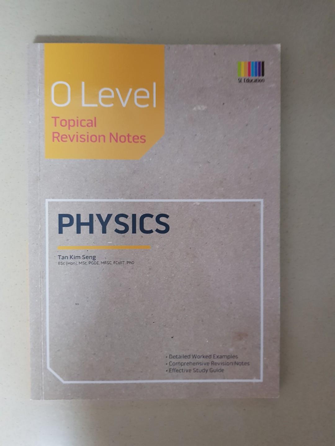 O Level Physics Topical Revision Notes, Hobbies & Toys, Books ...