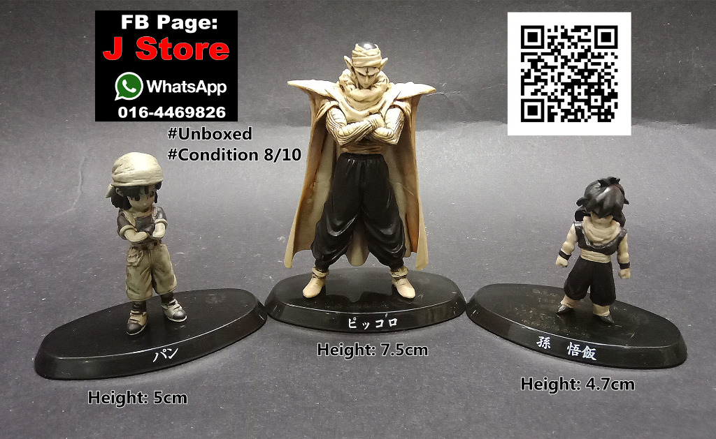 piccolo ,pan ,gohan colorless figure, Hobbies & Toys, Collectibles ...