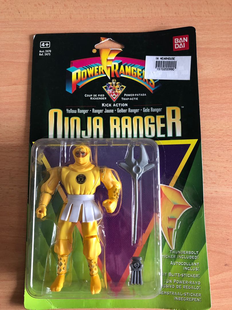 Power Ranger - Yellow Ninja Ranger, Hobbies & Toys, Toys & Games on ...