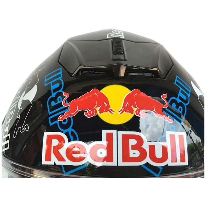 Redbull Red bull helmet black black yellow red energy drink modular ...