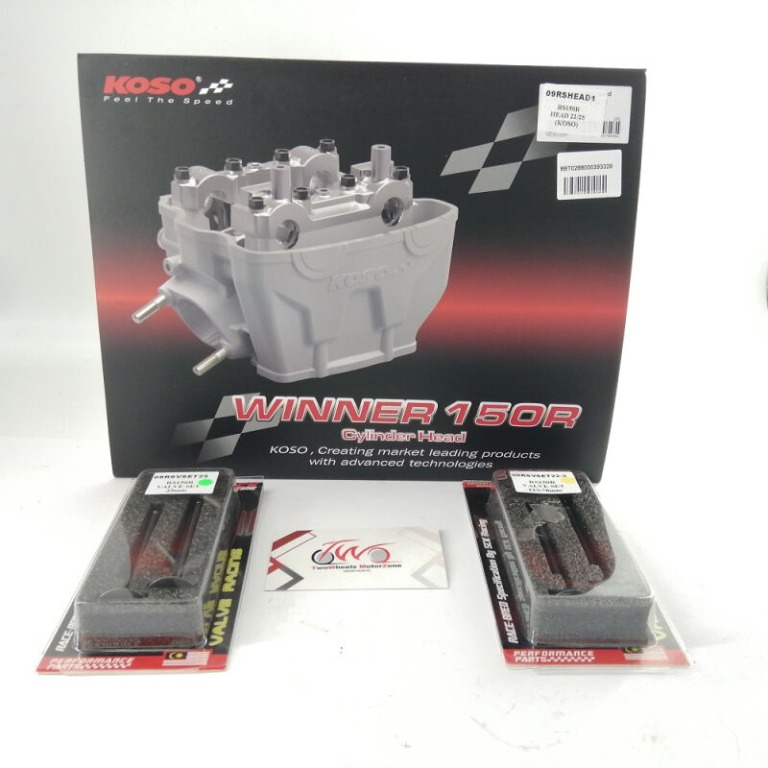 RS150/WINNER150 CYLINDER HEAD RACING SUPER HEAD FULL SET KOSO ...