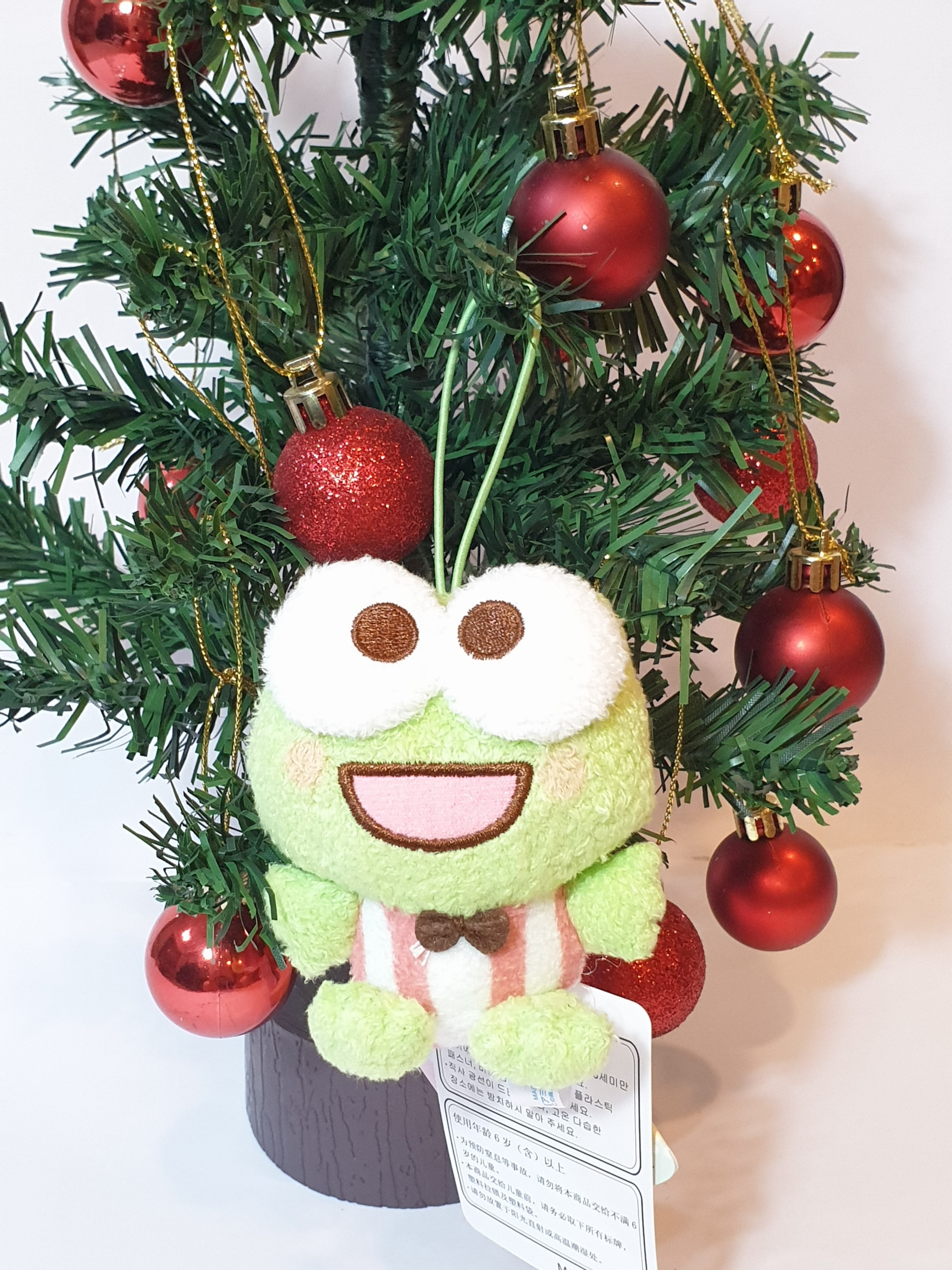 Sanrio Mini Keroppi Keychain Plush, Toys & Games, Stuffed Toys on Carousell