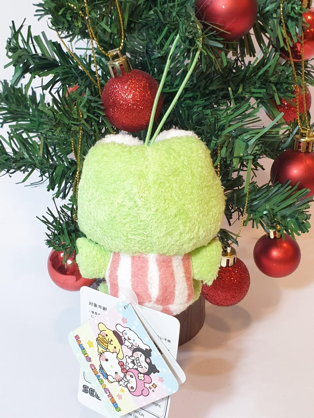 Sanrio Mini Keroppi Keychain Plush, Toys & Games, Stuffed Toys on Carousell