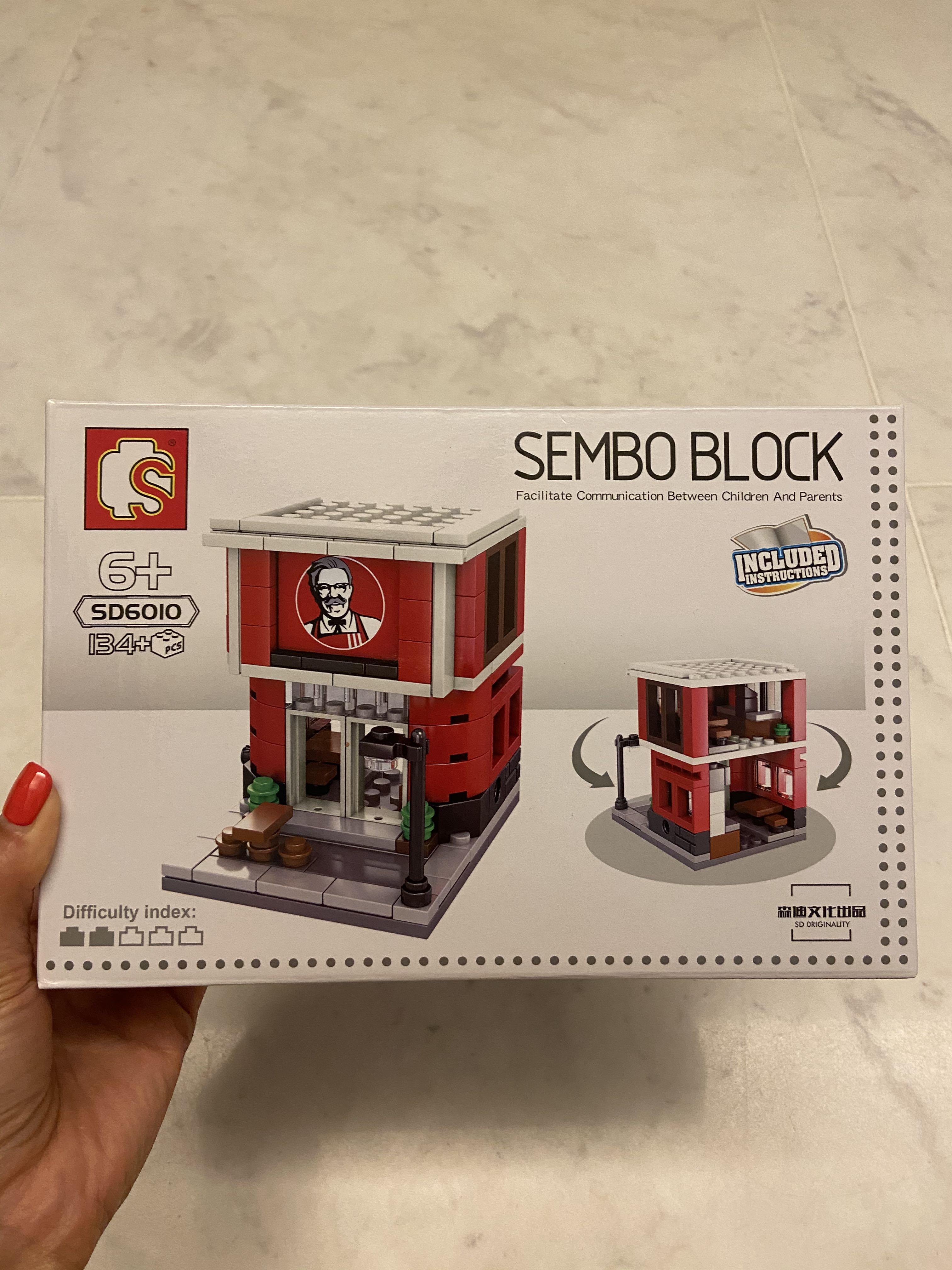 Sembo Block -KFC Building, Hobbies & Toys, Toys & Games on Carousell