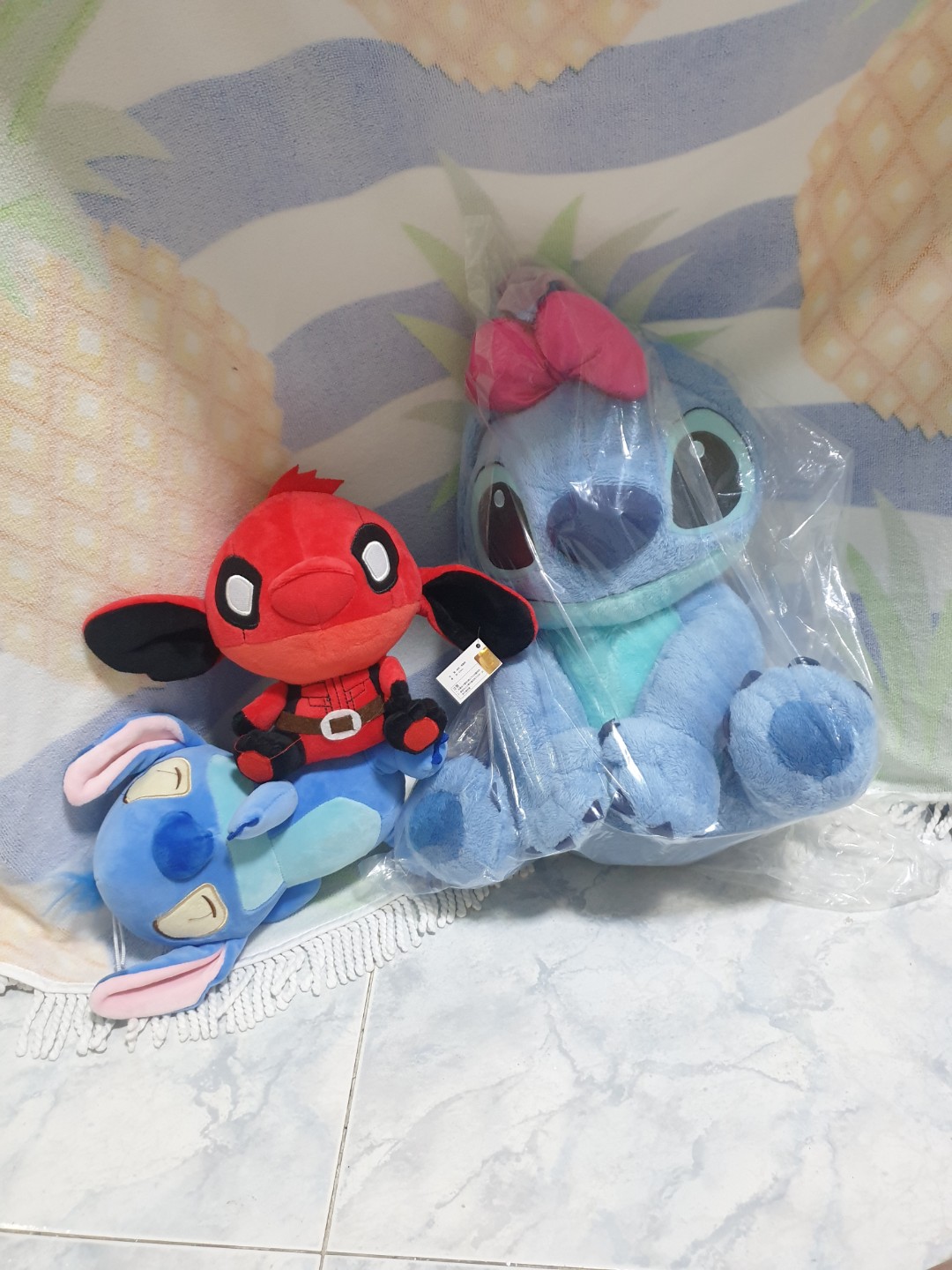 Stitch plushies set, Hobbies & Toys, Toys & Games on Carousell