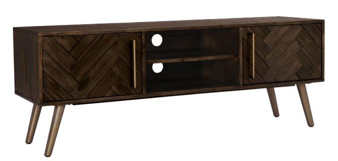 TVS 013 TV Console w Herringbone Pattern, Furniture & Home Living ...