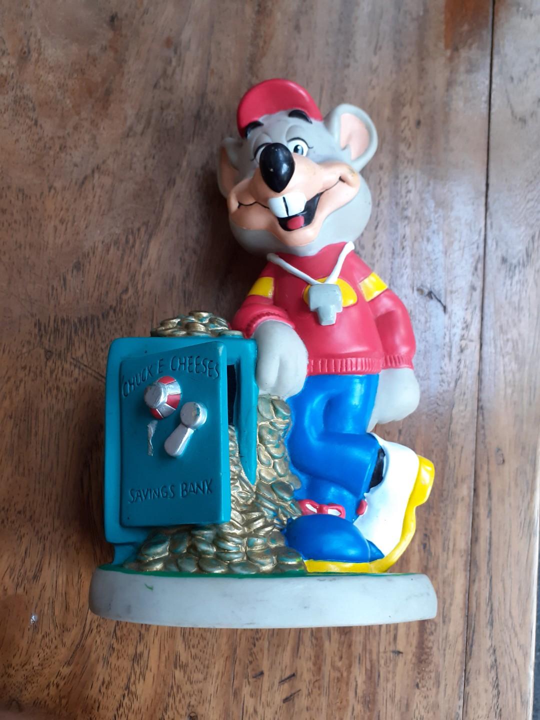 Vintage Chuck E Cheeses Coin Bank Nike Adidas Lacoste Hobbies And Toys