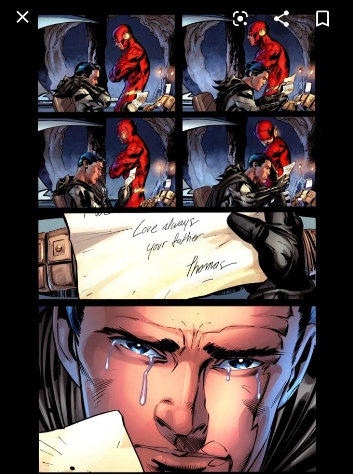 1/6 scale letter from Thomas wayne to Bruce Wayne in flashpoint ...