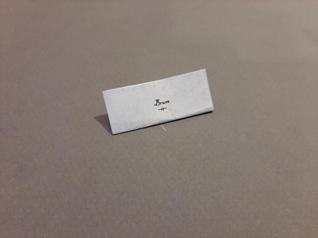 1/6 scale letter from Thomas wayne to Bruce Wayne in flashpoint ...