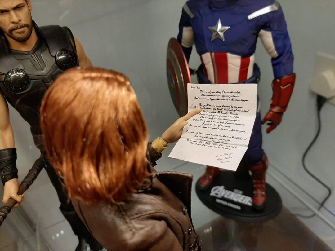 1/6 scale letter from Thomas wayne to Bruce Wayne in flashpoint ...